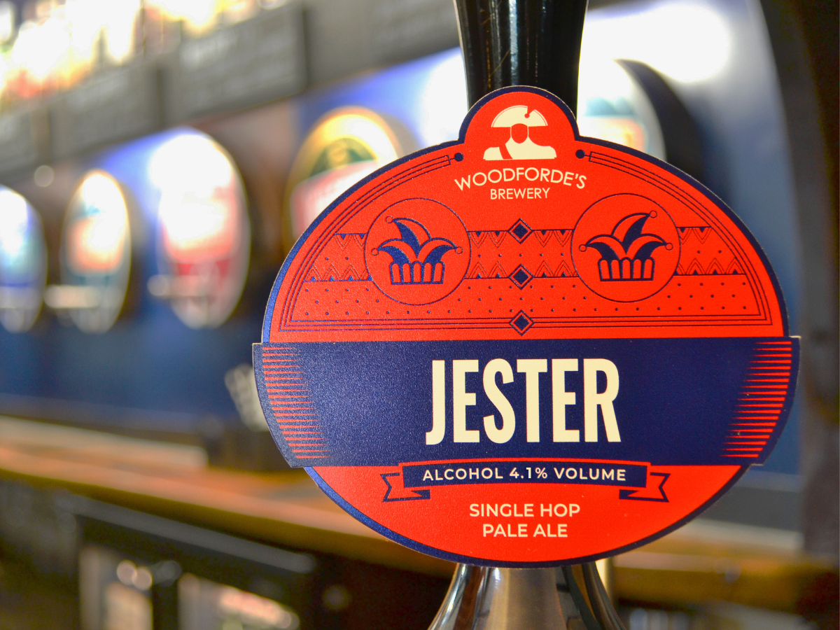 Jester - April Seasonal – Woodforde's Brewery