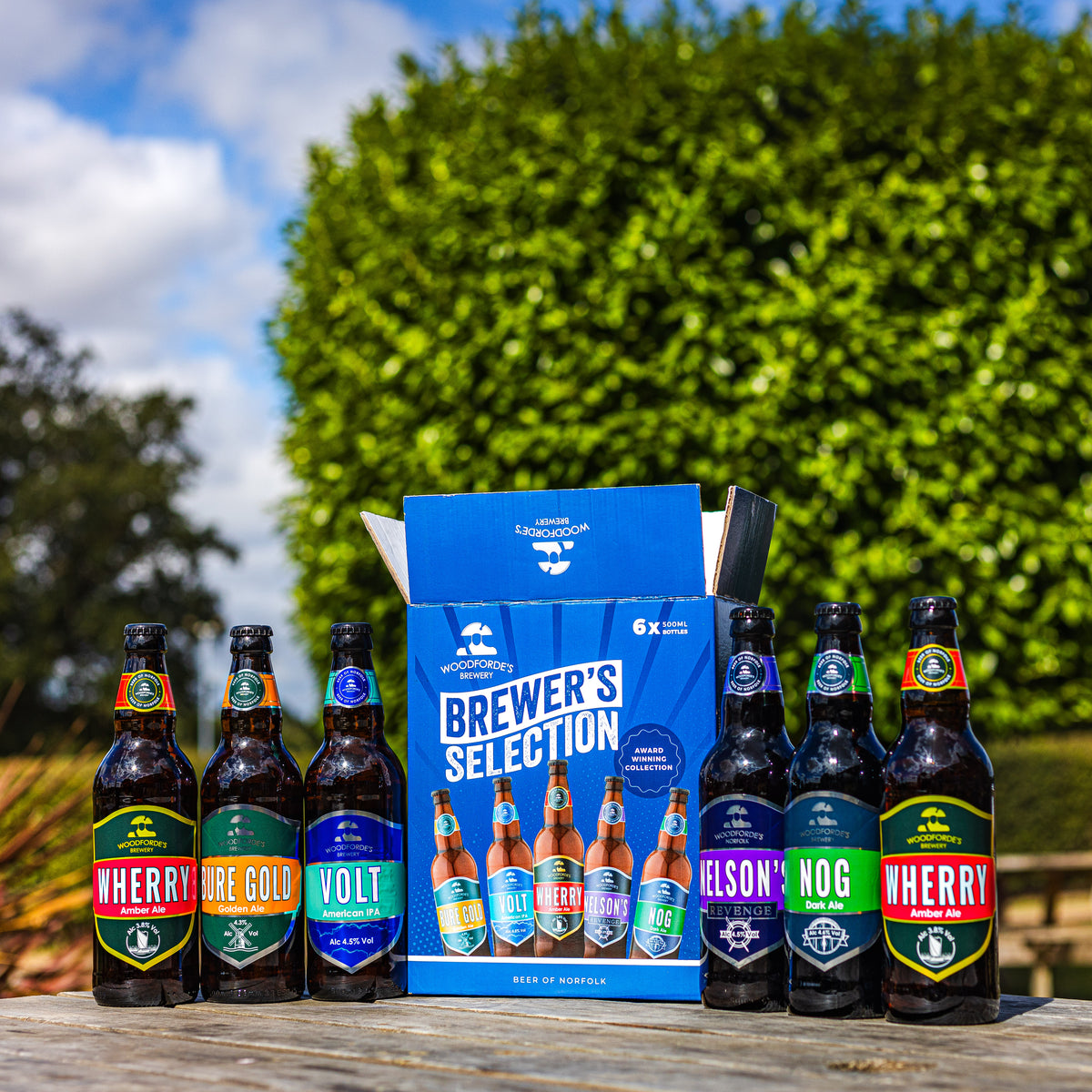 Woodforde's Brewer's Selection - 6 x 500ml Bottled Ales Pack ...