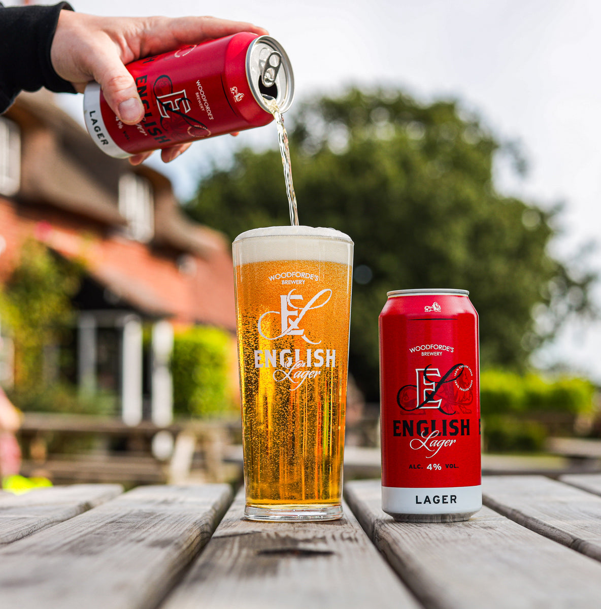 English Lager | 12x440ml Cans Case | Woodforde's Brewery