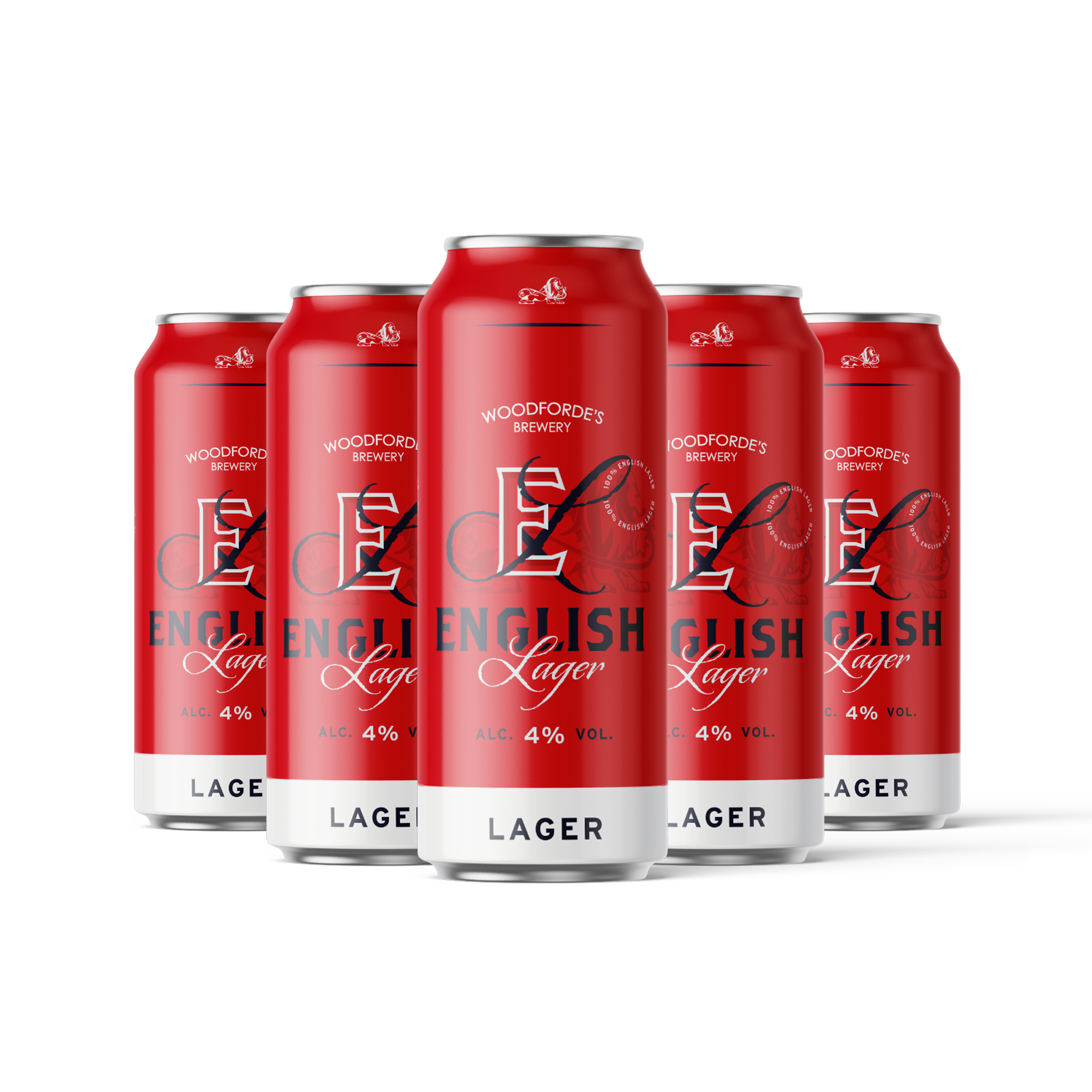 English Lager | 12x440ml Cans Case | Woodforde's Brewery