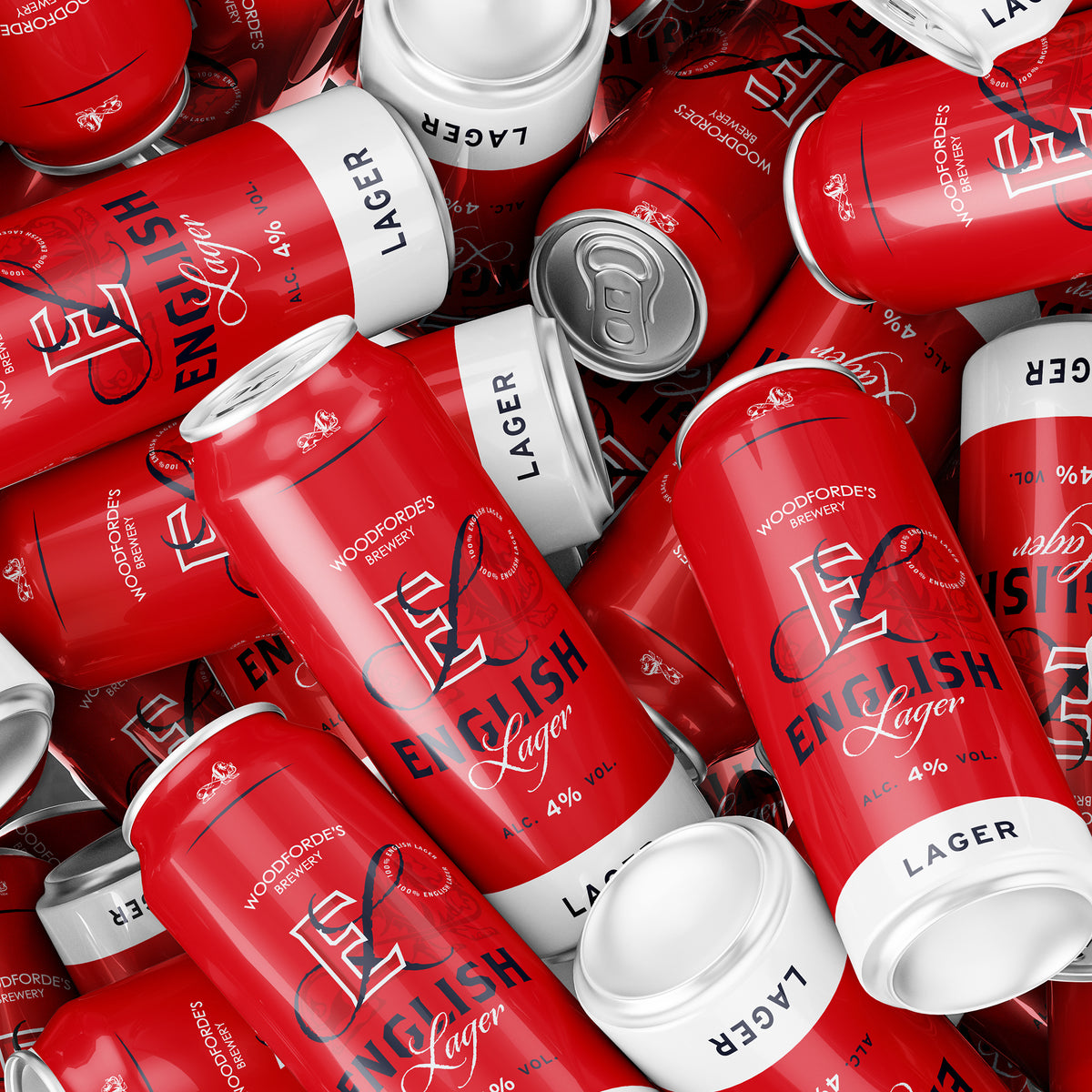 English Lager | 12x440ml Cans Case | Woodforde's Brewery